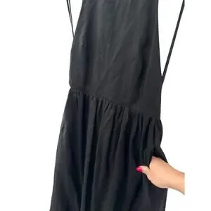 DISSH | Dresses | Dissh Audrey Linen Halter Open Back Maxi Dress Copper ...